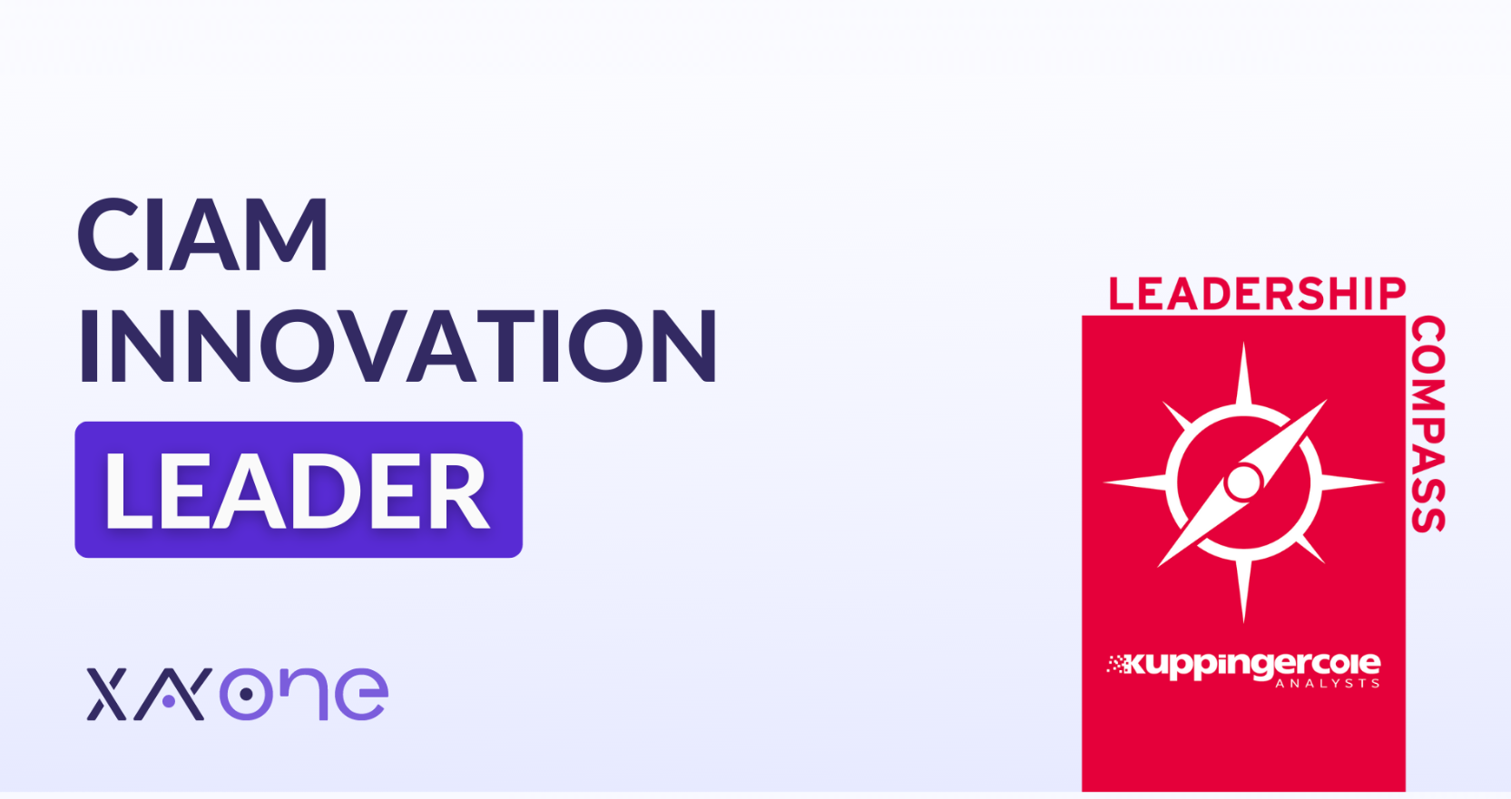 XAYone named as Innovation Leader for CIAM Platforms