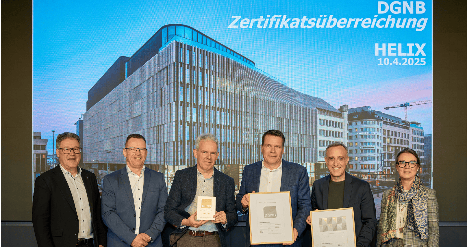 Le siège de POST Luxembourg doublement certifié DGNB Platine et DGNB ...