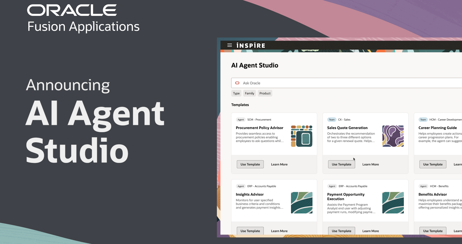 Oracle Introduces AI Agent Studio